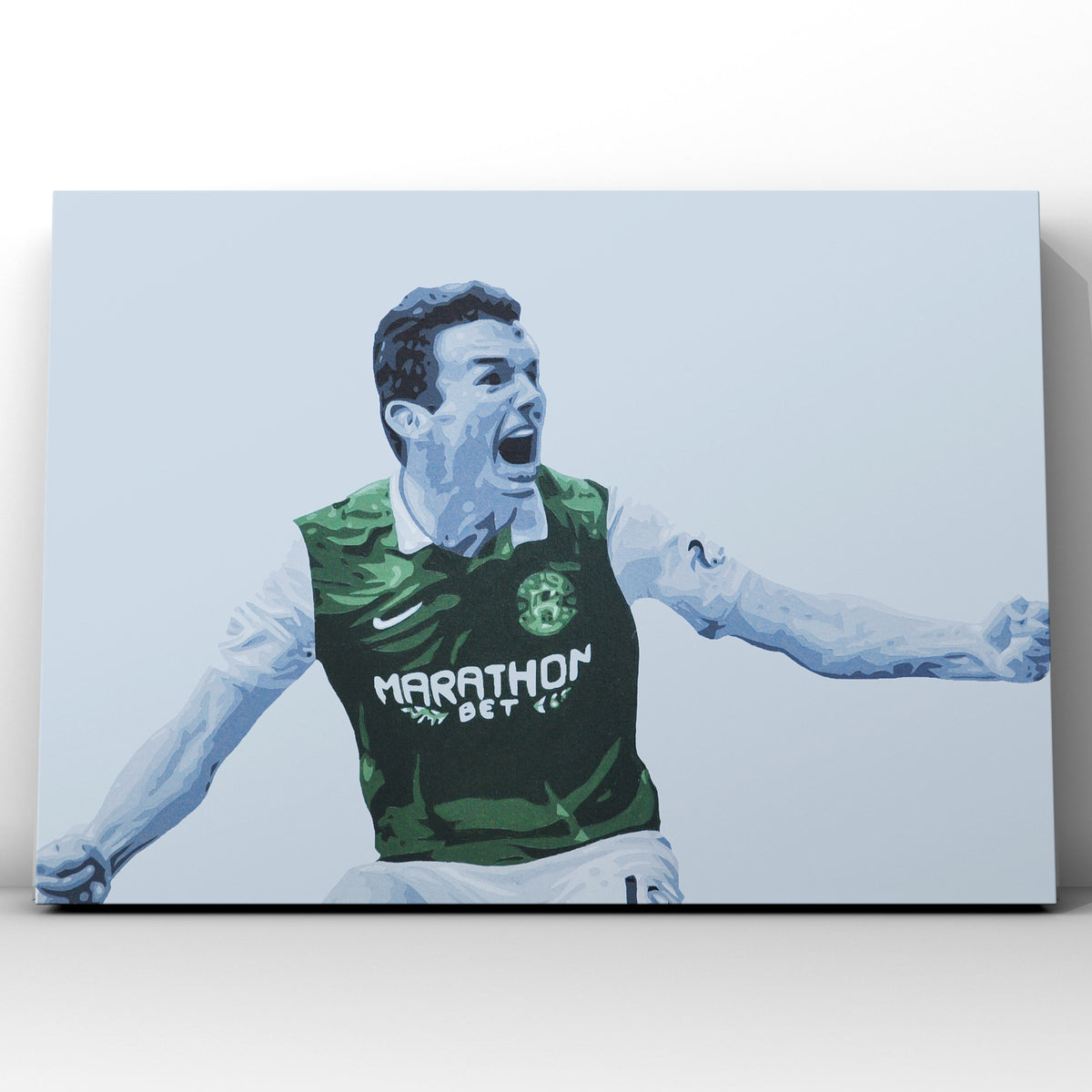 John McGinn (Hibs Celebration) – Artabilia